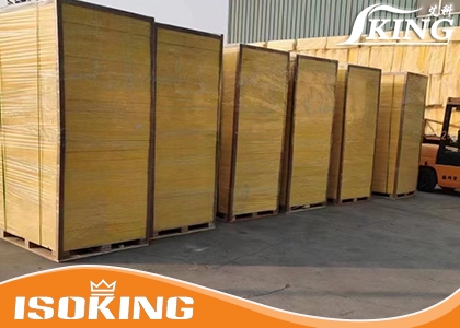 100mm Glass Wool Board Pallet Package for the Republic of Korea